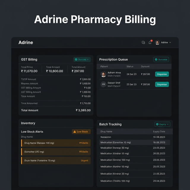 Top 10 Pharmacy Billing Software India 2026 (with GST) — Pricing & Features